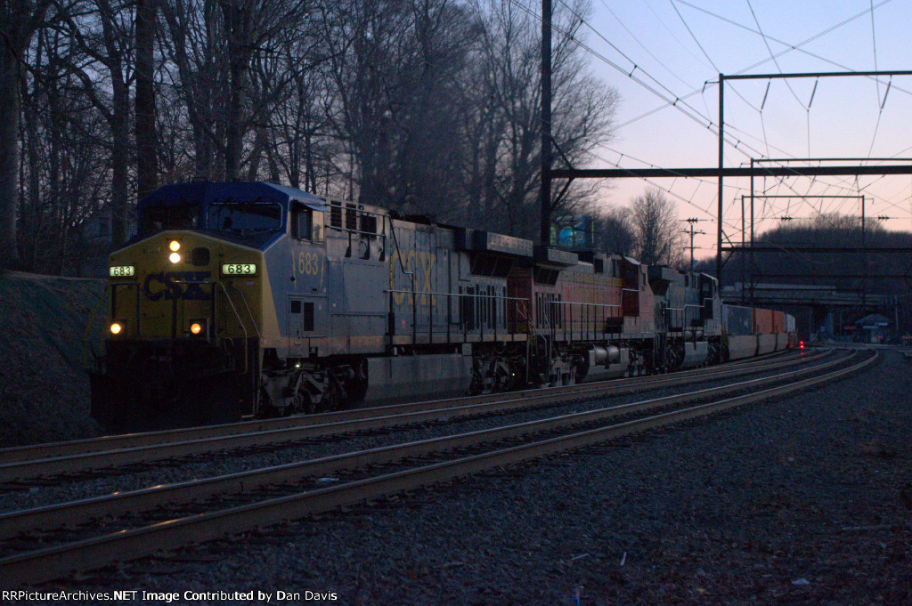 CSX AC60CW 683 leads Q034-14